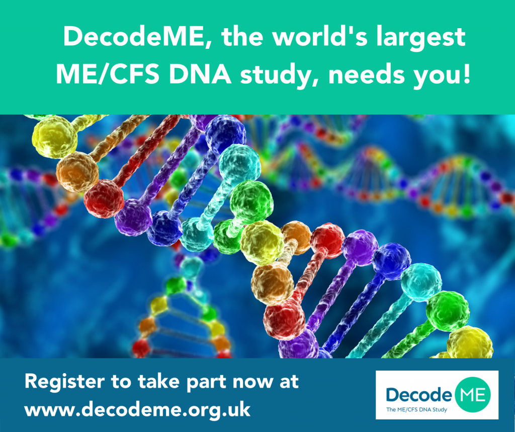 DecodeME – the largest ever ME/CFS DNA study