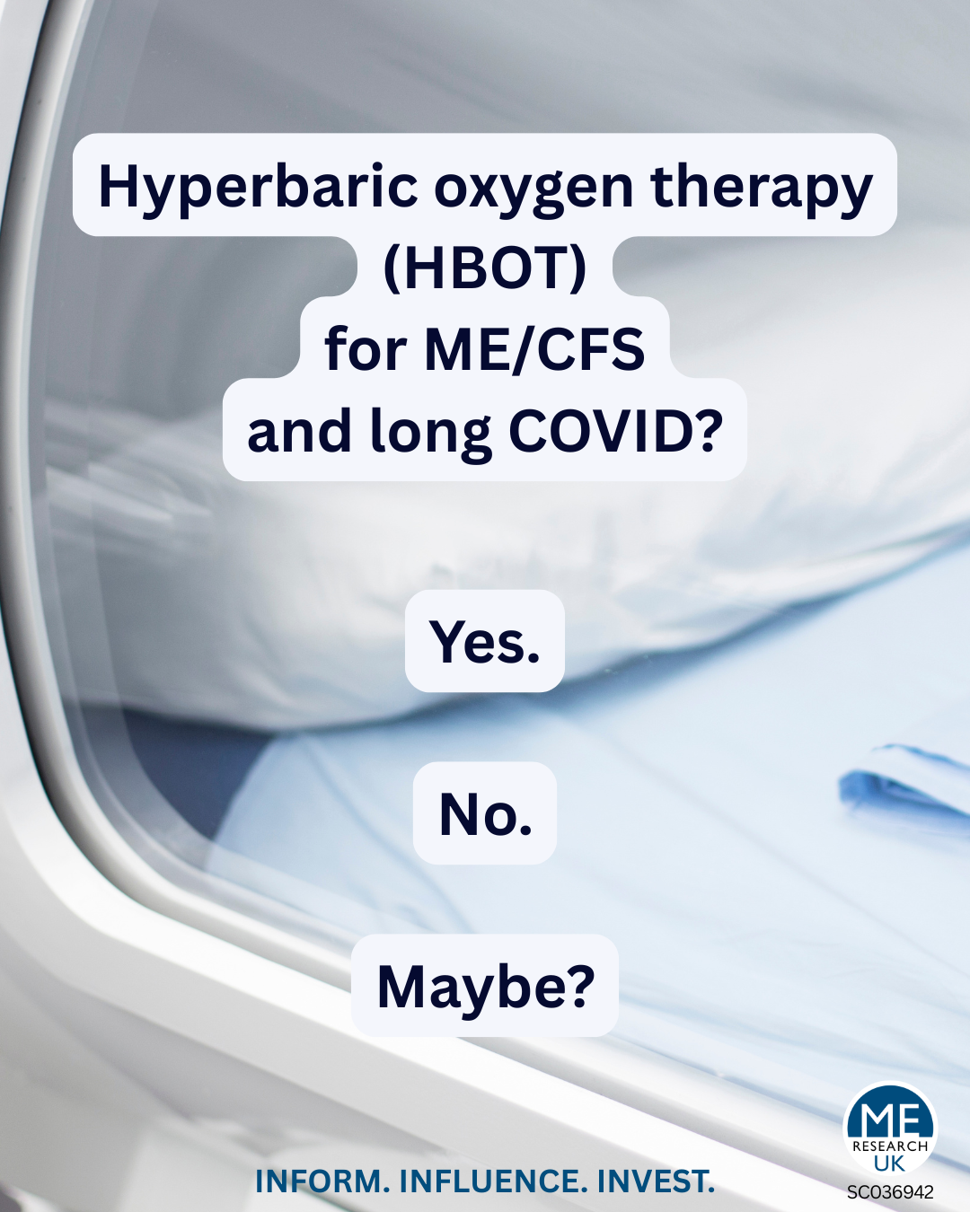 Hyperbaric oxygen therapy (HBOT) for ME/CFS: Yes, No, Maybe?